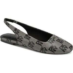 Dkny Darrow Slingback Flat - Black/black