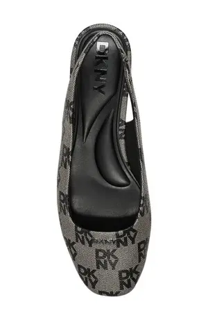 Dkny Darrow Slingback Flat - Black/black
