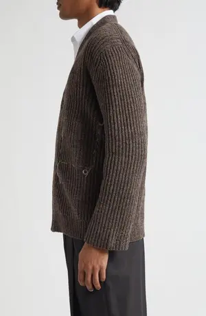 MAISON MARGIELA Virgin Wool Blend Cardigan