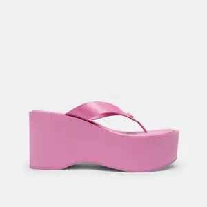 Women's Fuchsia Platform Sandals