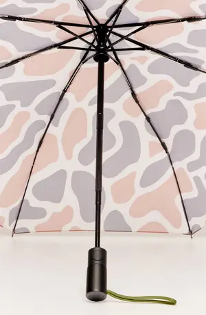 ORIGINAL DUCKHEAD Compact Umbrella With Automatic Open-close Function - Taupe Ripples