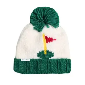 BITS & BOWS Golf Flag Bobble Beanie