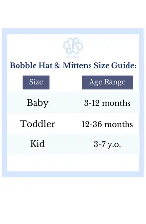 BITS & BOWS Golf Flag Bobble Beanie