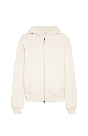 Brunello Cucinelli Textured Sweatshirts Hoodies For Women