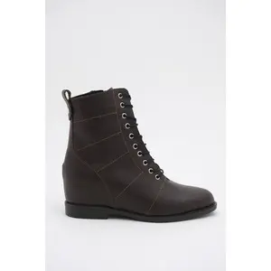 FOREVER & ALWAYS SHOES Tivona Leather Ankle Boots