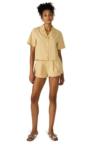 Steve Madden Sandra Woven Cotton Shirt