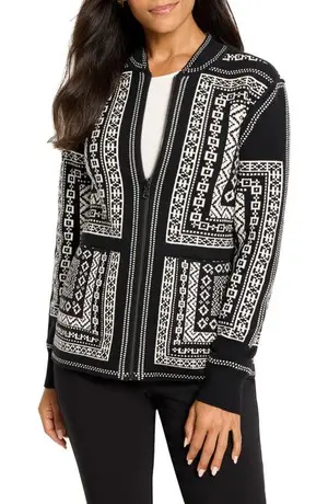 NIC+ZOE Nordic Nights Reversible Knit Jacket