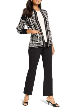 NIC+ZOE Nordic Nights Reversible Knit Jacket