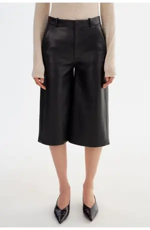 LAMARQUE Leather Bermuda Shorts