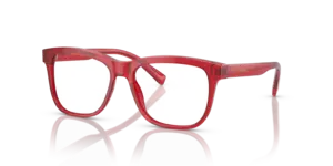 Dolce & Gabbana Dx3356 Eyeglasses - Transparent Red