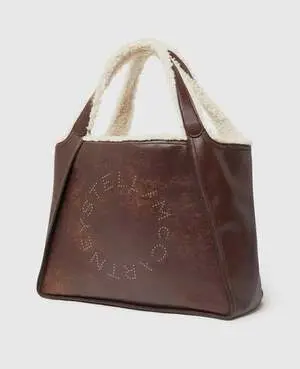 Stella McCartney Logo Tote Bag - Espresso