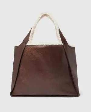 Stella McCartney Logo Tote Bag - Espresso