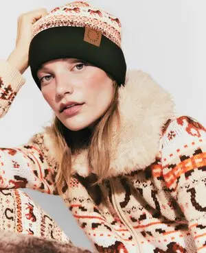 Stella McCartney Wool Beanie - Fair Isle