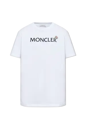 Moncler T-shirt With Logo - White