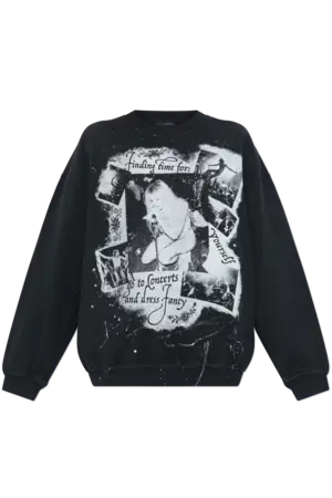 Dolce & Gabbana Printed Oversized Sweatshirt
