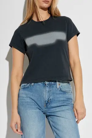 Alexander Wang Logo T-shirt - Grey