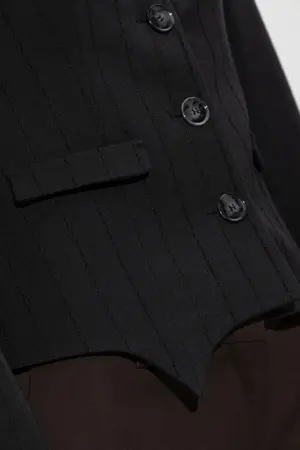 AVAVAV Pinstripe Blazer