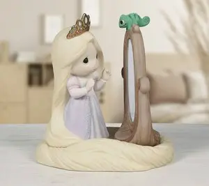 PRECIOUS MOMENTS Disney Rapunzel With Mirror Fi Gurine - One-color