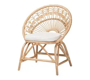 BALI & PARI Abriella Natural Rattan Peacock Cha Ir - One-color