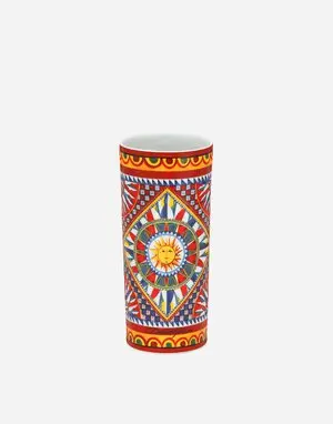 Dolce & Gabbana Cylindrical Porcelain Vase