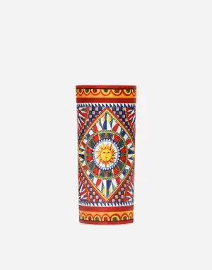 Dolce & Gabbana Cylindrical Porcelain Vase