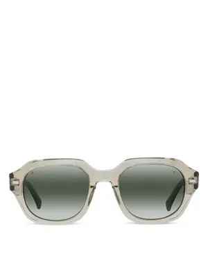 Vuarnet Geometric Sunglasses, 52mm