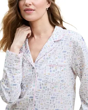 PETITE PLUME Baking Spirits Bright Twill Pajama Set