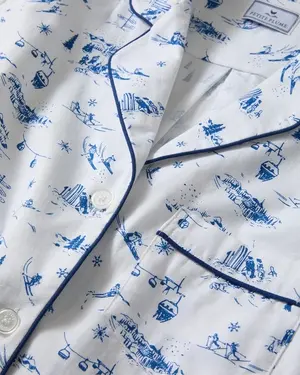 PETITE PLUME Chalet Toile Twill Pajama Set