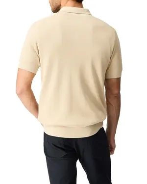 Rodd & Gunn Avalon Knit Polo Shirt - Stone