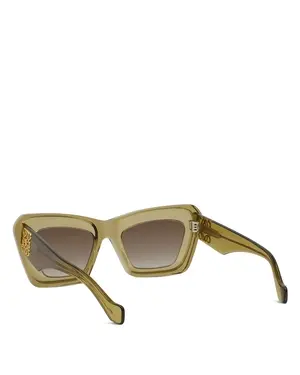 Loewe Anagram Cat Eye Sunglasses - Green/gradient