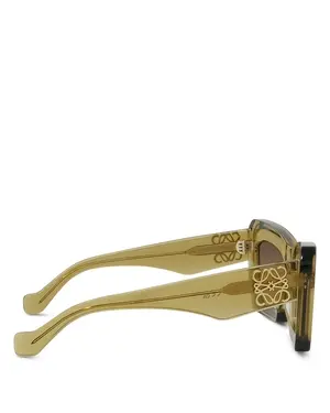 Loewe Anagram Cat Eye Sunglasses - Green/gradient