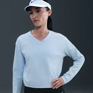 Nike V-neck Long-sleeve Golf Top - Blue