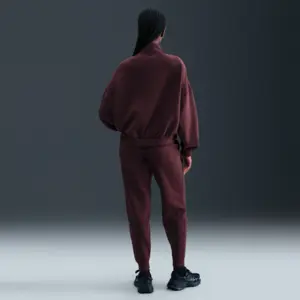 Nike 24.7 Impossiblysoft Dri-fit Oversized 1/2-zip Top - Red