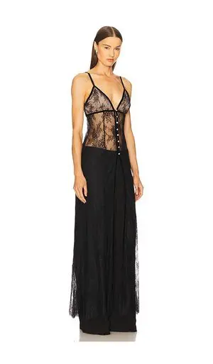 Alice + Olivia Melodie Lace Maxi Top