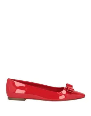FERRAGAMO Ballet Flats - Red