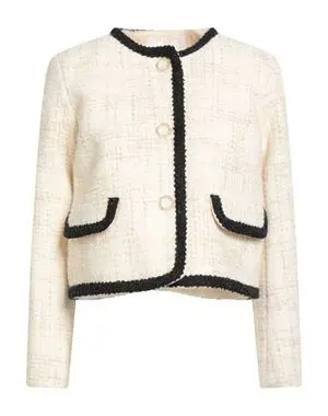 Ba&sh Tweed Jacket - White