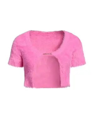 Jacquemus Knitted Crop Top - Pink
