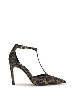 Vince Camuto Willna Leopard T-strap Pumps