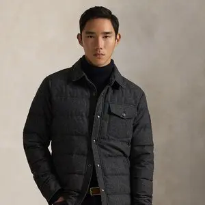 Ralph Lauren Quilted Down Shirt Jacket