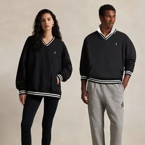 Ralph Lauren Pink Pony V-neck Pullover