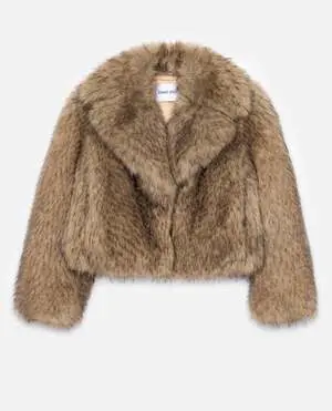 STAND STUDIO Samara Eco Fur Short Jacket