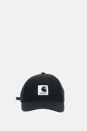 Sacai X Carhartt Wip Baseball Cap - Nero