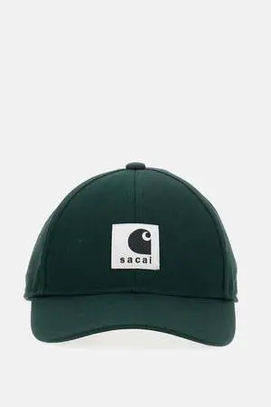Sacai Sacai X Carhartt WIP Baseball Cap Verde