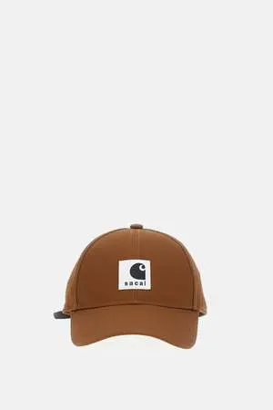 Sacai X Carhartt Wip Baseball Cap - Brown