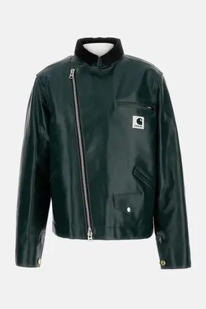 Sacai X Carhartt Wip Leather Jacket