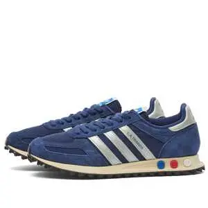 Adidas La Trainer Og Sneaker - Dark Blue/silver Met./off White