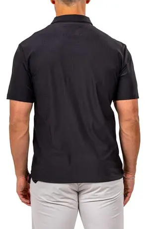 MACEOO Golfascension Stretch Nylon Polo - Black