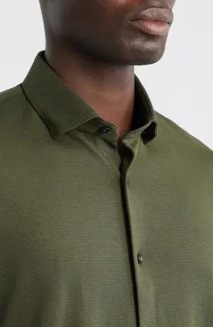 Stone Rose Two Tone Drytouch® Performance Button-up Shirt