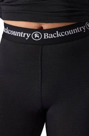 BACKCOUNTRY Pines Microgrid Ultra-lt Baselayer Bottom - Black