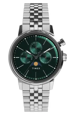 Timex® Marlin® Moonphase Bracelet Watch